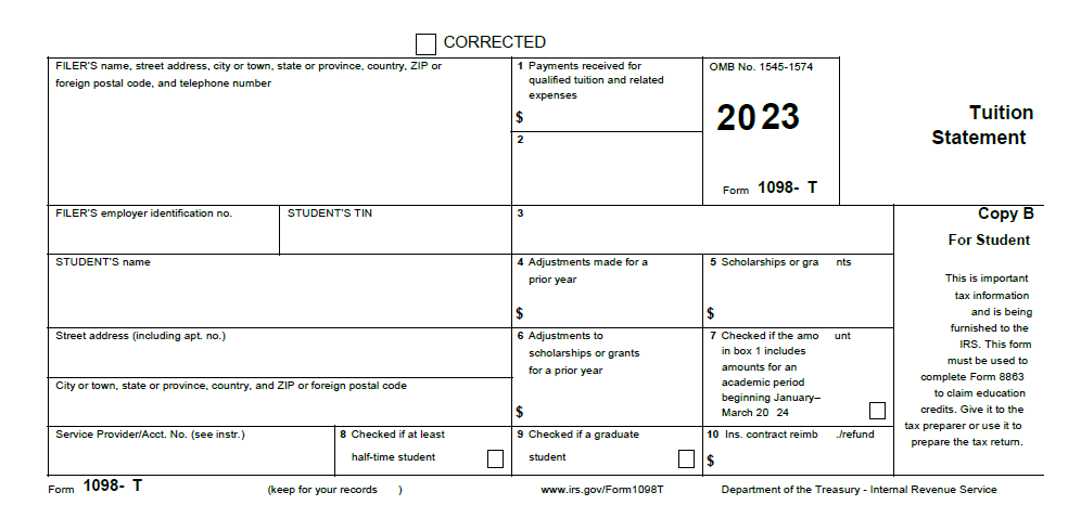 Understanding your 1098-T – CCRI
